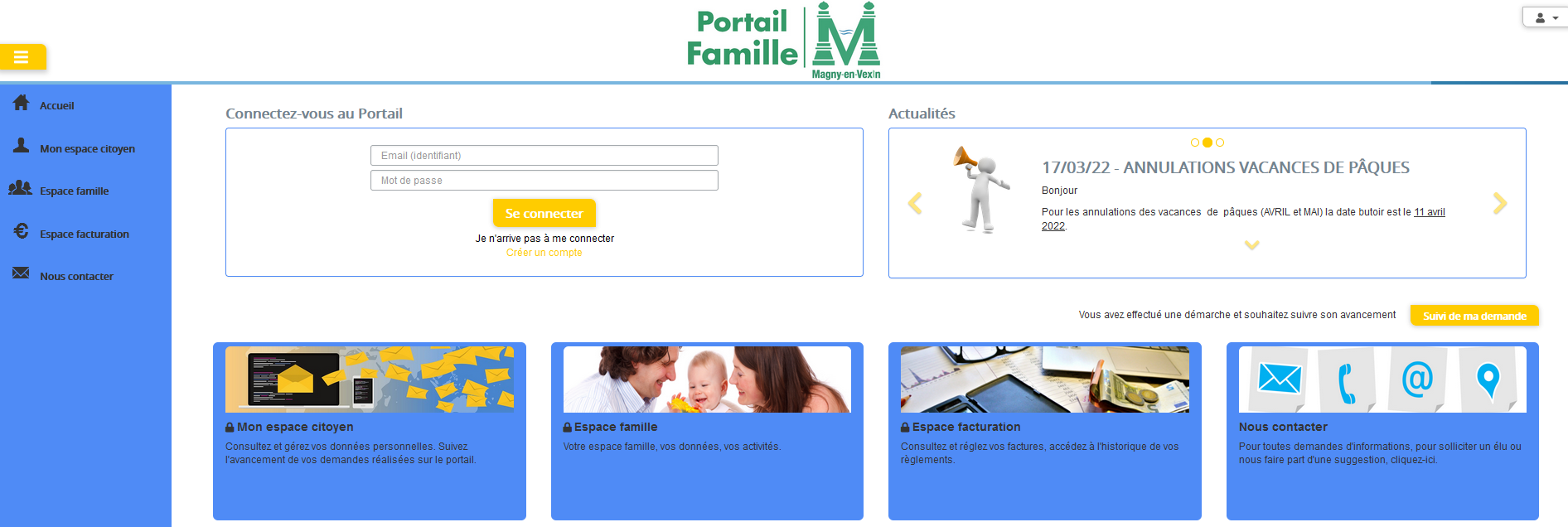 Portail Famille - Magny en Vexin